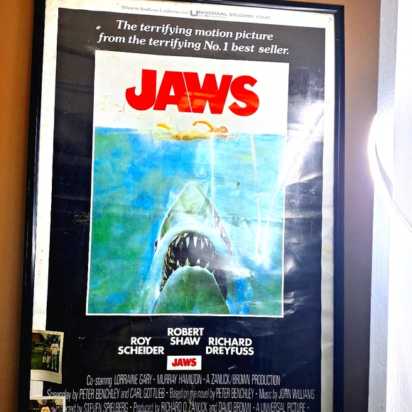 Universal Studio | Other | Jaws Original Movie Posters Authentic975 C8 ...